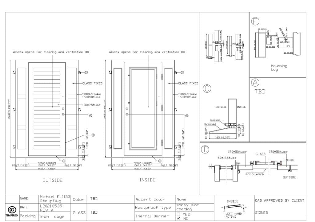 Inventory Door ID1016 - Monarch Custom Doors